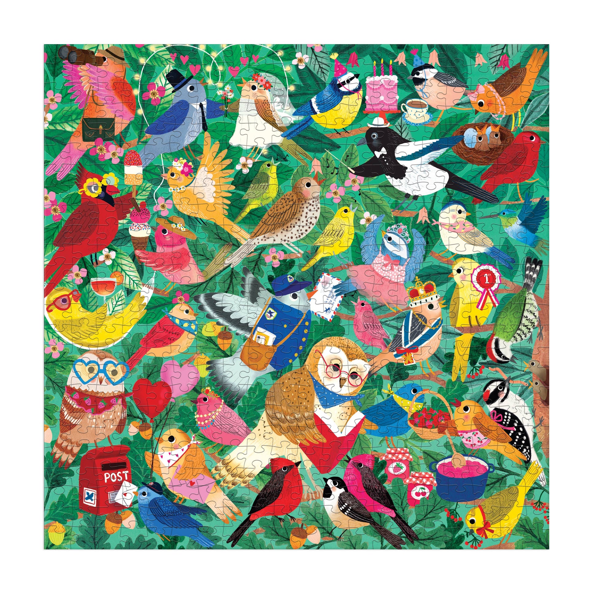 Birding Around 500 Piece Family Puzzle – Woolly Bear Books and Gifts