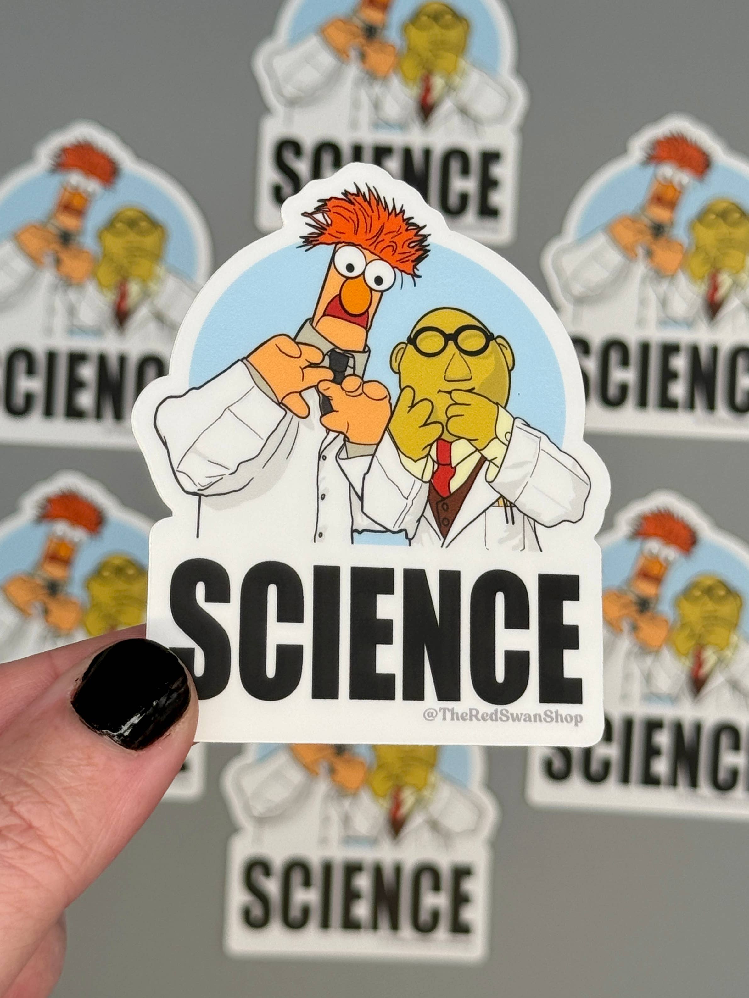 Vinyl Decal - The Muppets - Bunsen and Beaker – Woolly Bear Books and Gifts