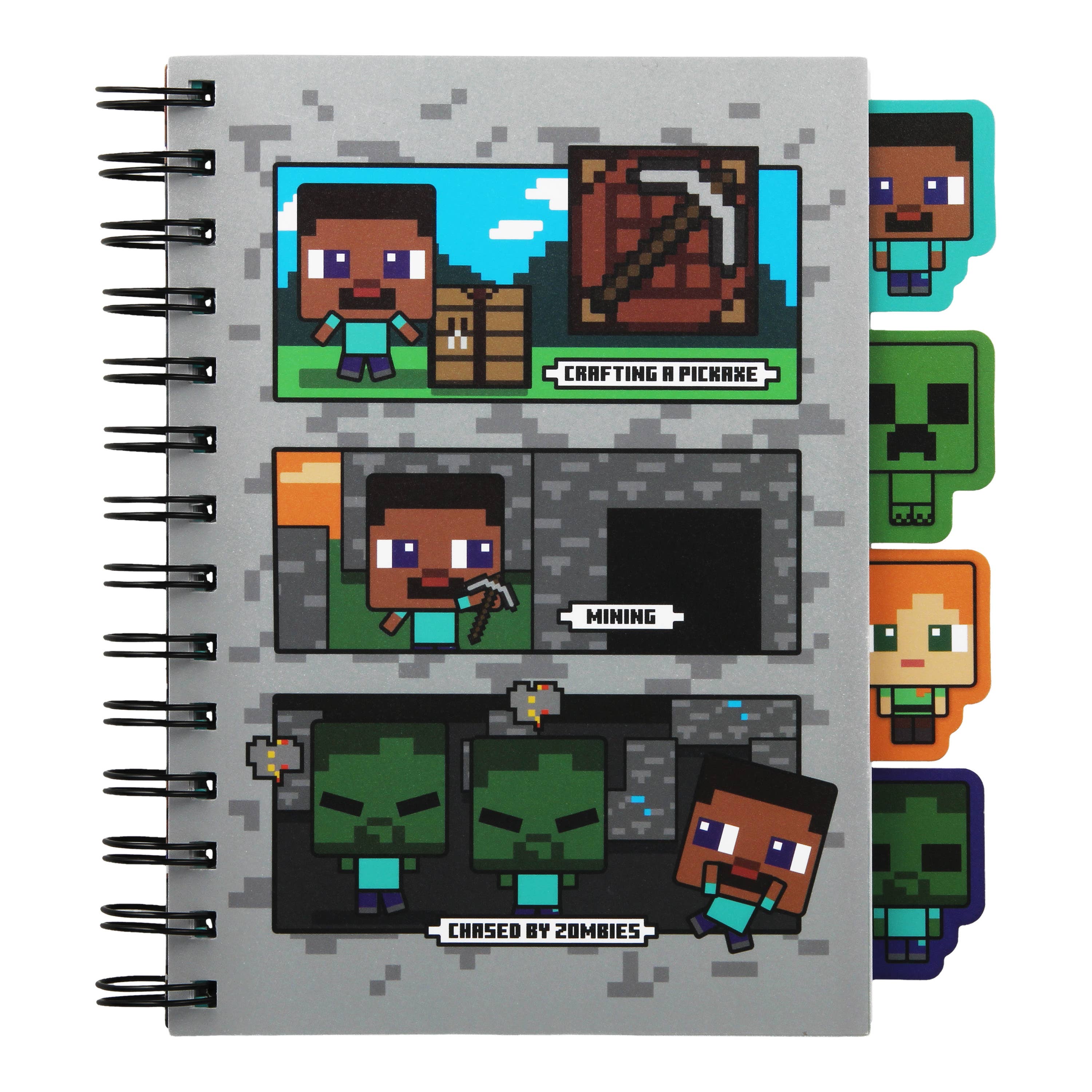 Minecraft Notebook with Dividers – Woolly Bear Books and Gifts